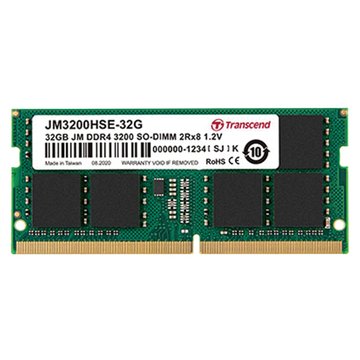 Transcend 創見 JetRam DDR4 3200 32G NB RAM(9代CPU以上適用) 記憶體｜順發線上購物