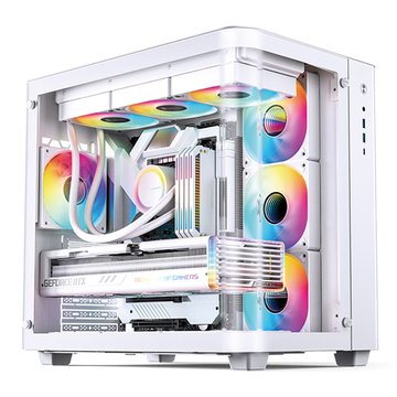 JONSBO 喬思伯 TK3 白ATX /支援背插主板 /全景玻璃機殼｜順發線上購物