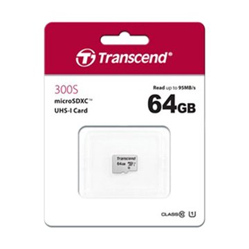 Transcend 創見 300S Micro SDXC 64G UHS-I U1 C10｜順發線上購物