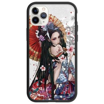 DEVILCASE 惡魔鋁合金 iPhone 11 Pro日式系列 華麗花魁-黑｜順發線上購物