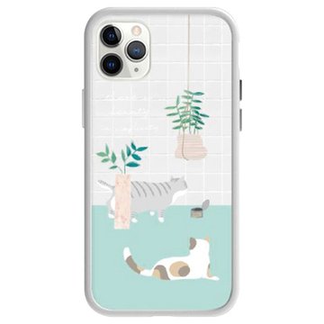 DEVILCASE 惡魔鋁合金 iPhone 11 Pro夢幻時尚花草系列清新日常-灰｜順發線上購物