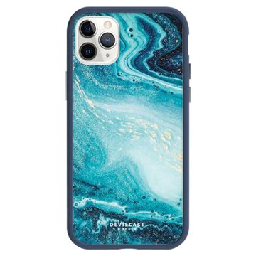 DEVILCASE 惡魔鋁合金 iPhone 11 Pro Max仿真/材質系列 流金紺碧-深藍｜順發線上購物