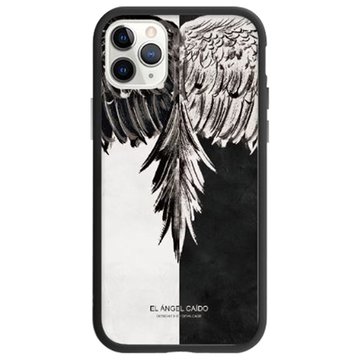 DEVILCASE 惡魔鋁合金 iPhone 11 Pro Max時尚翅膀系列 黑白羽-黑｜順發線上購物