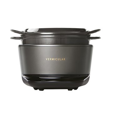 VERMICULAR RP23A-GY IH鑄鐵電子鍋_松露黑｜順發線上購物